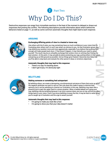 Everything DiSC Productive Conflict Profile | DiSC-Assessments
