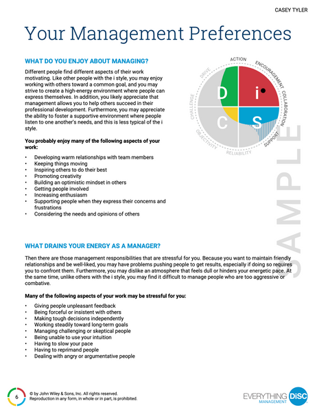 Everything DiSC Management Profile | DiSC-Assessments